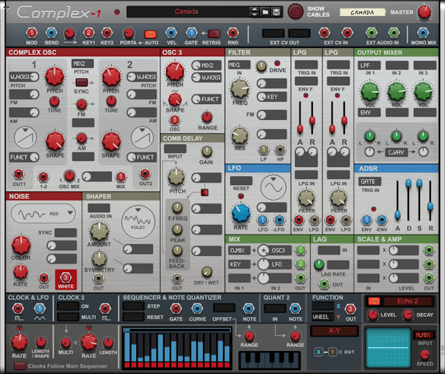 MATRIXSYNTH: New Propellerhead Complex-1 Modular Synthesizer for Reason