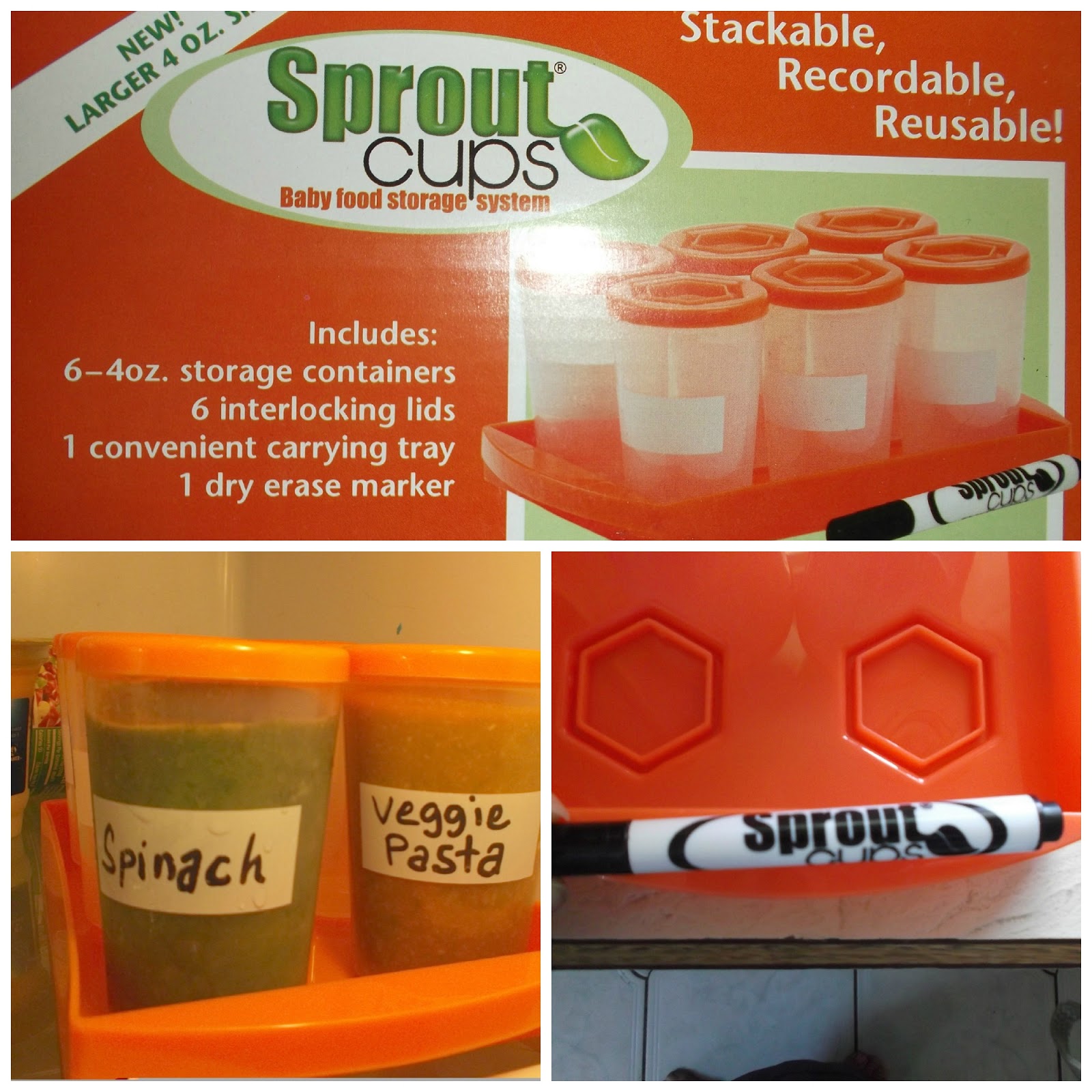Reviews She ROTE: Baby Food Containers- Sprout Cups #REVIEW