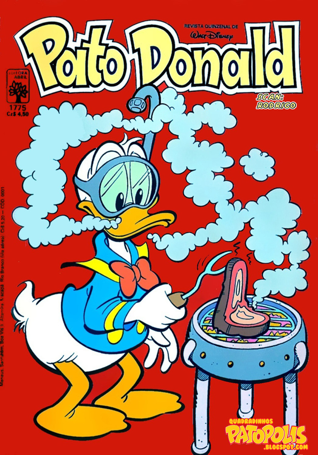 Pato Donald 1775 ~ Quadradinhos Patópolis