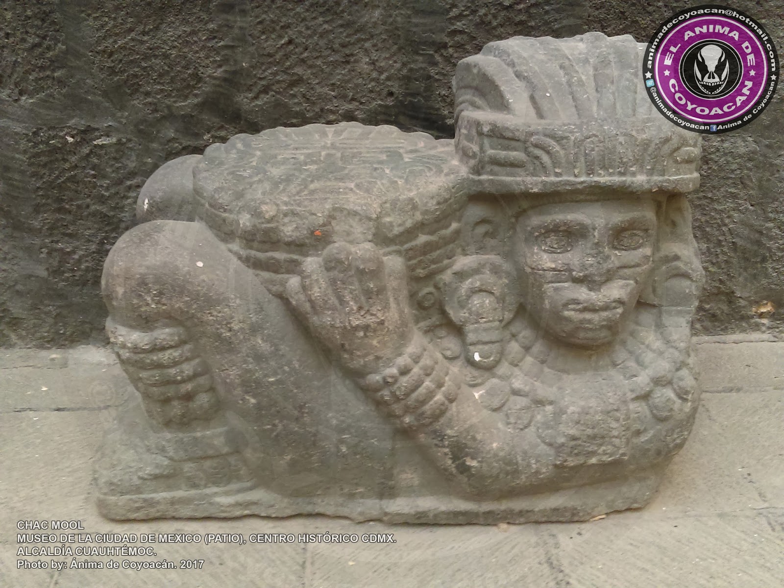El Blog del Anima de Coyoacan: CHAC MOOL, PATIO DE SERVICIO, MUSEO DE ...