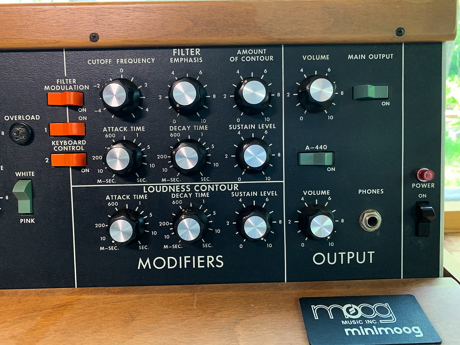 MATRIXSYNTH: Minimoog Model D (Old Osc Board) SN 8136