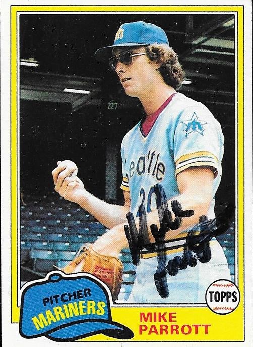 foul bunt: TTM Success - Mike Parrott