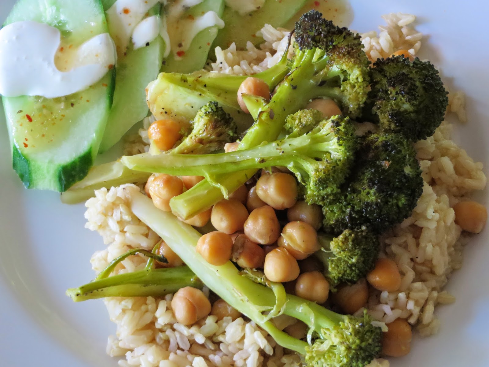 Tracy's Living Cookbook: Forty-Clove Chickpea and Broccoli