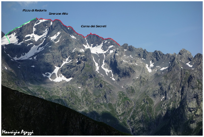 maurizio agazzi portfolio: Corno dei Secreti & Pizzo di Redorta