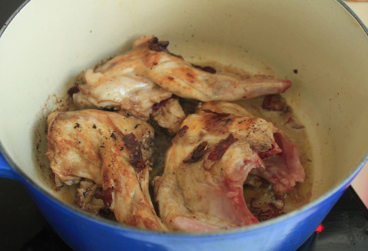 Mama Tommy's: Braised Rabbit with Wild Chestnuts [Zack]