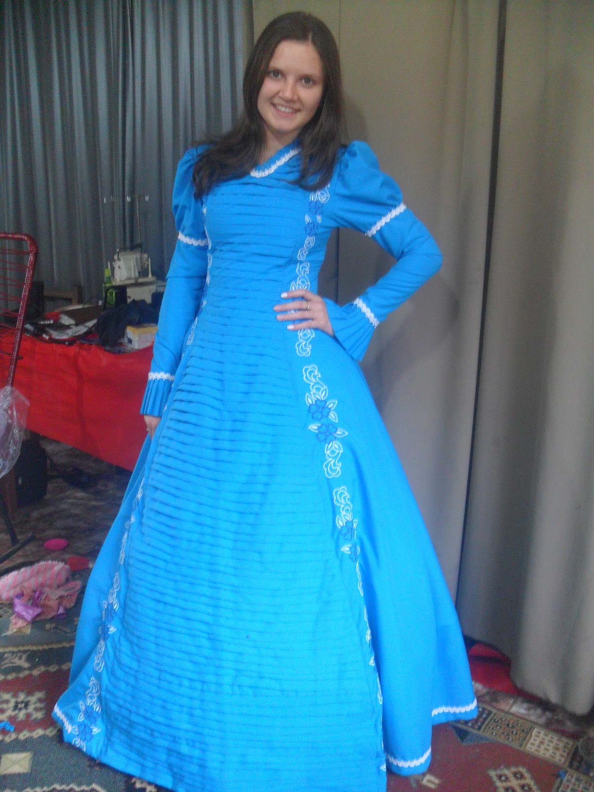 Rubia's Ateliê: Vestido de prenda da Laís