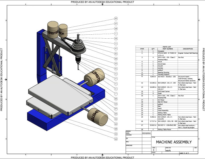 DRILLING MACHINE WITH SLIDING WORK TABLE