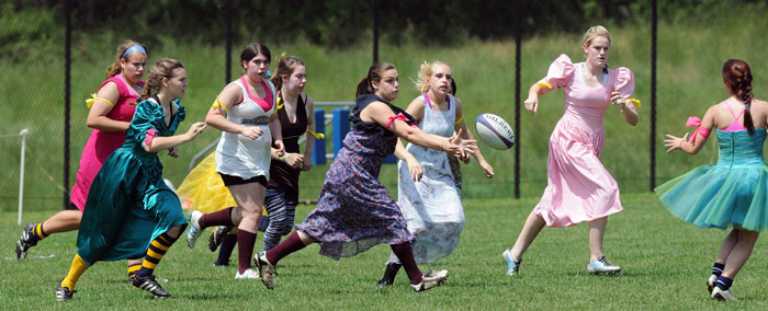 Tom Kelly IV - Recent Works: Prom Dress High School Girls Rugby