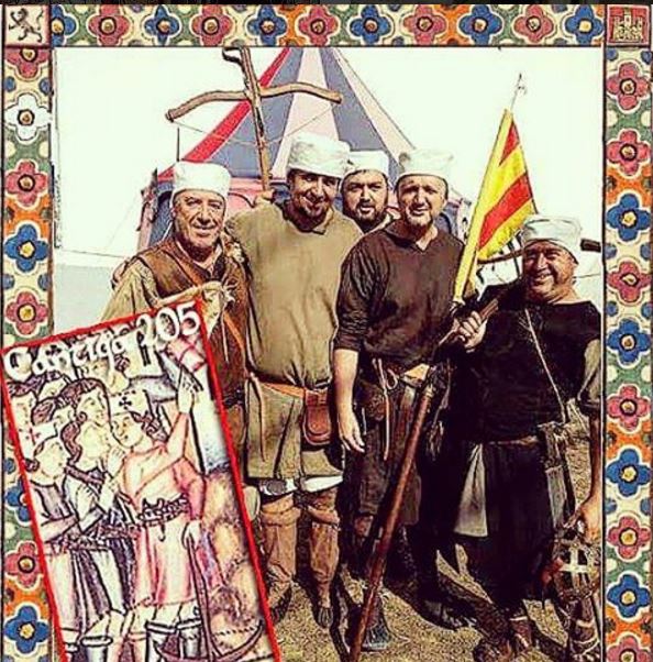 ALMOGÁVARES DE EUROPA, atuendo, equipación y armas.: CÁNTIGA 205 ...