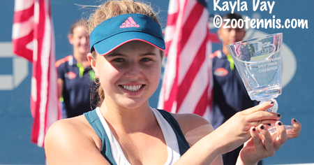 ZooTennis: American Kayla Day Wins US Open Girls Championship, Canada's ...