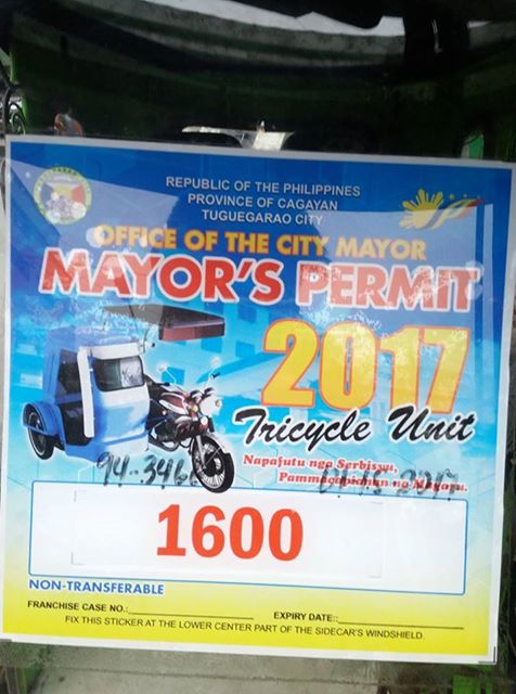 Responsibility of the Tricycle Drivers