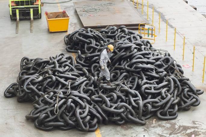 Industrial History: Big Anchor Chains