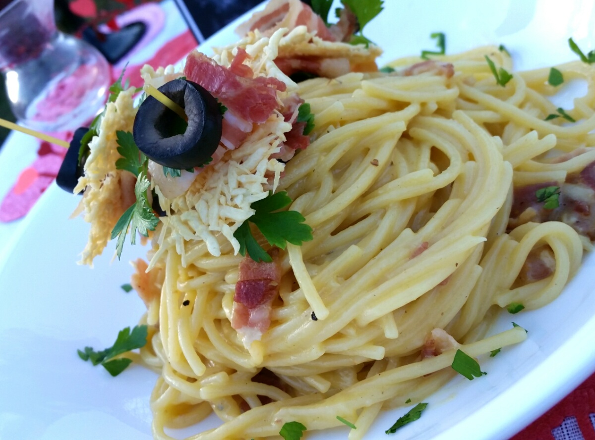 Ham Solo in Carbonara Recipe AKA Spaghetti alla Carbonara - The Barely ...