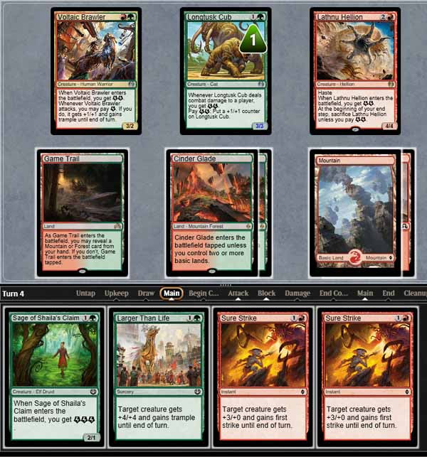 Magic the Gathering Adventures: Solitaire Standard: Kaladesh Red Green ...