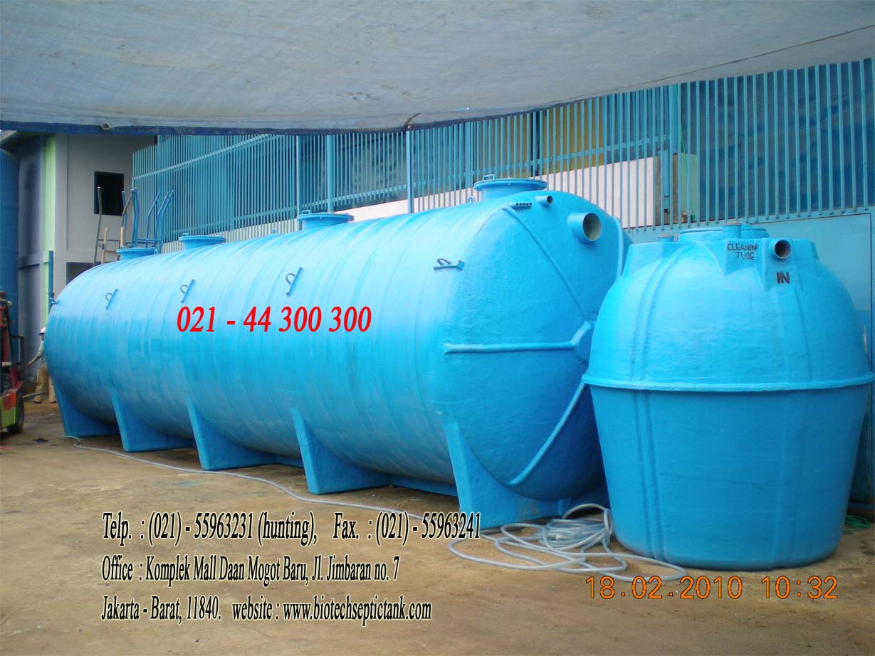 SEPTIC TANK BIOTECH, STP BIOTECH, INSTALASI PENGOLAHAN AIR LIMBAH BIOTECH