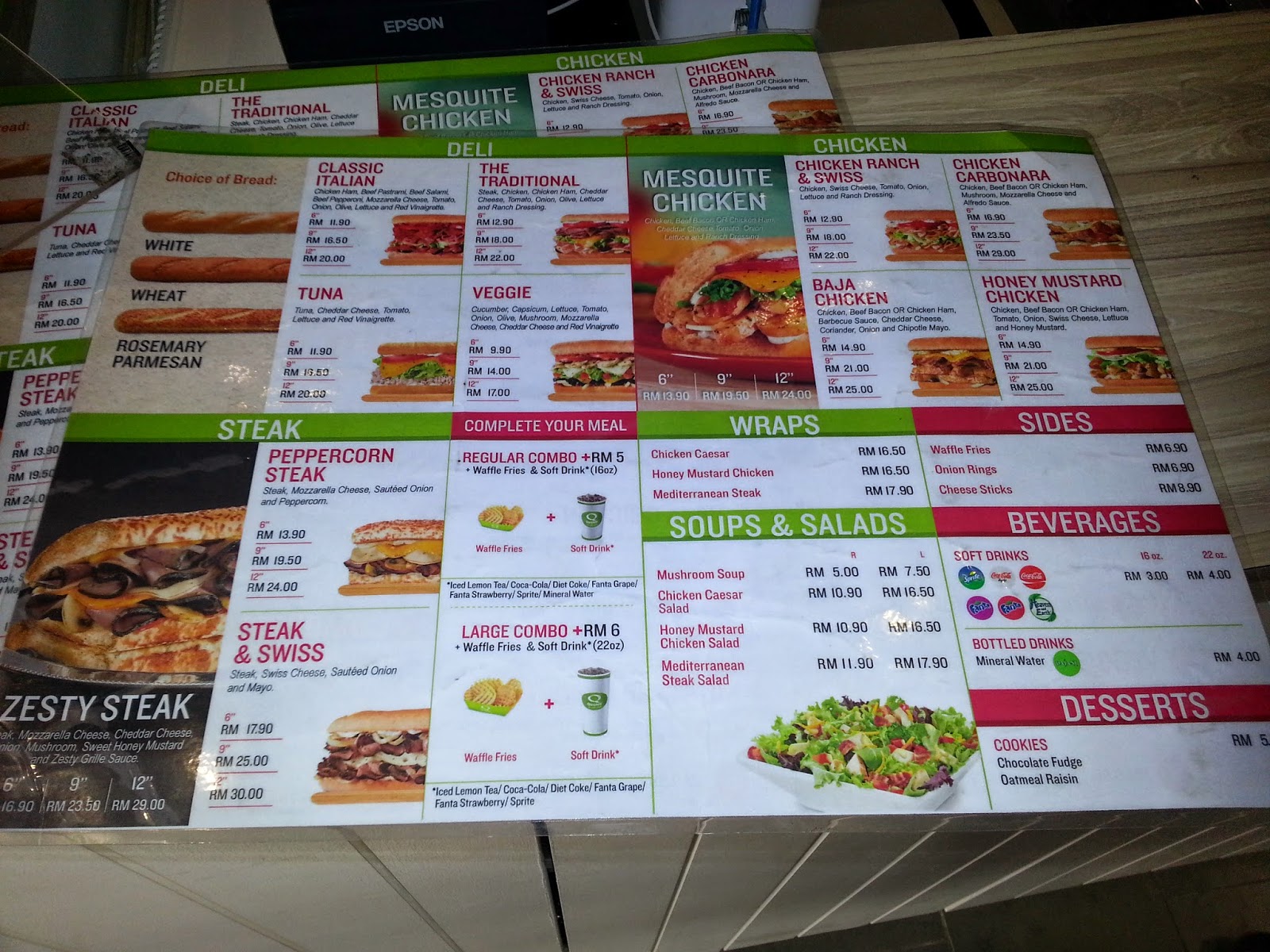 It's About Food!!: Quiznos Sub @ Summerton