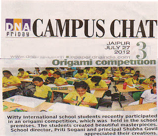 On the top of the World...: Origami Competition