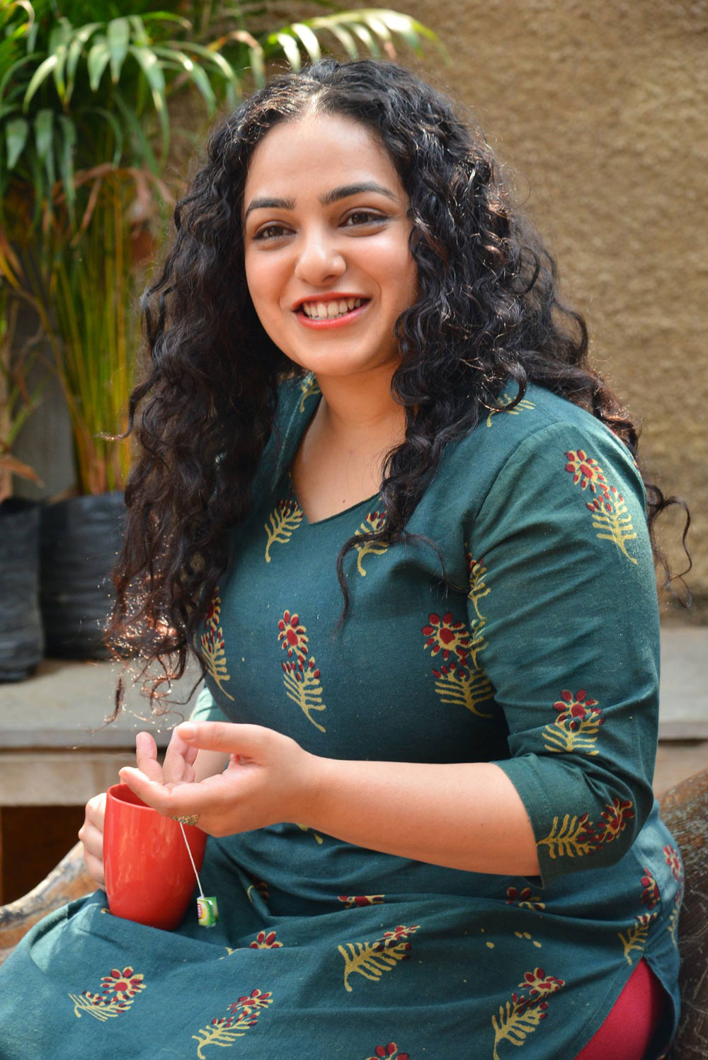 Nitya Menon Cute Photos at Awe Interview
