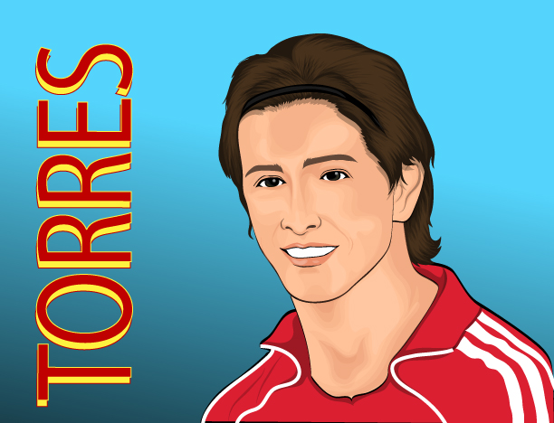 Cartoon Pictures of Fernando Torres