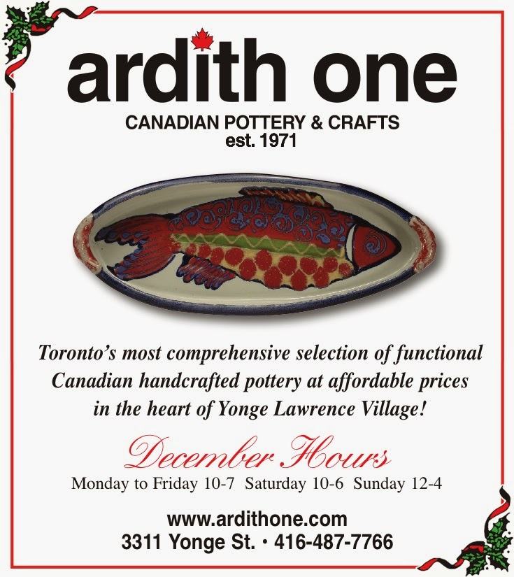 ardith one, Canadian Pottery and Crafts Newsletter: December 2013