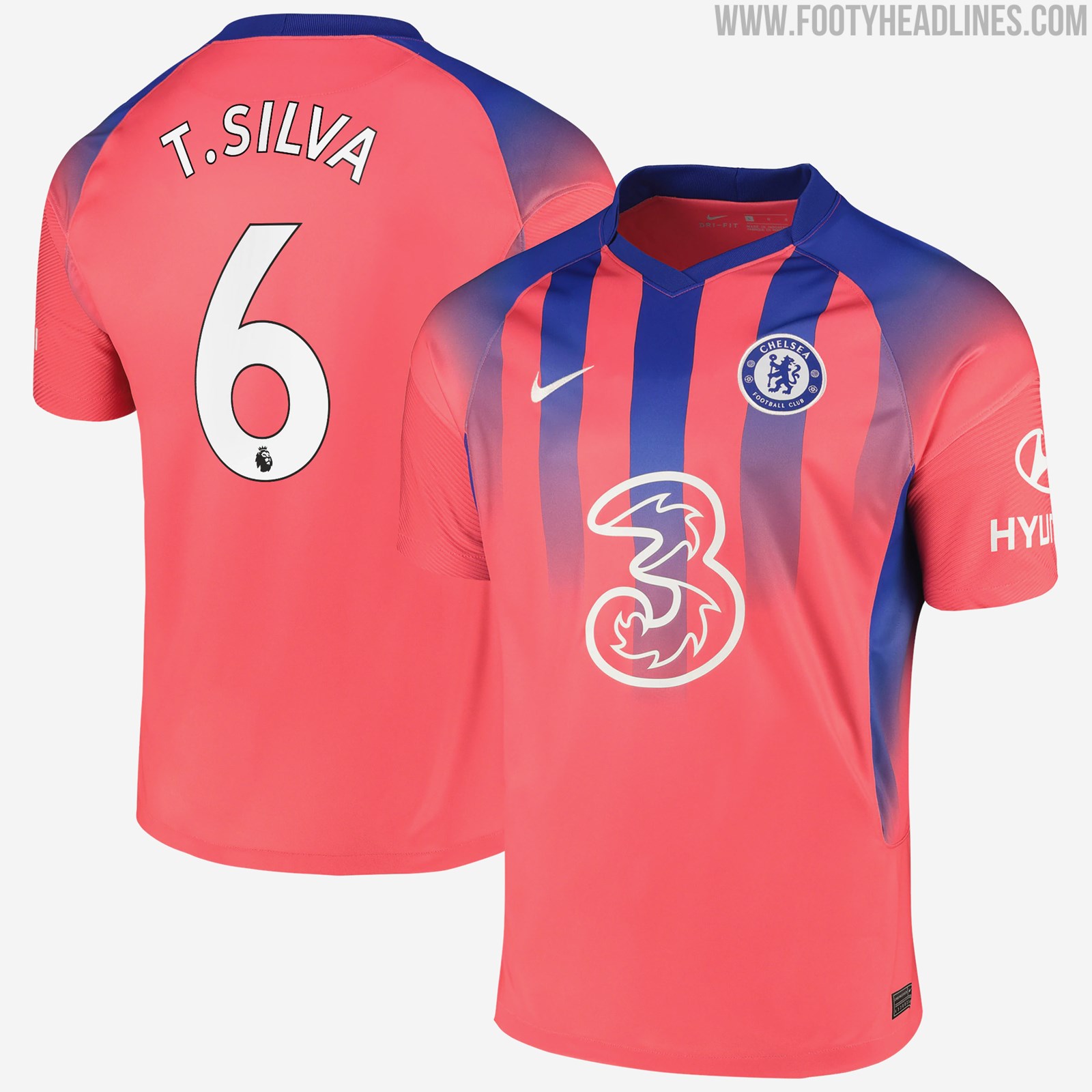 Chelsea Third Kit To Feature Different Colored Numbers In Premier ...