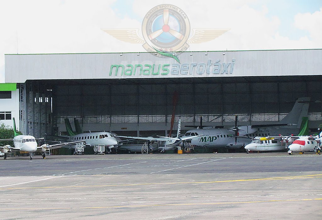 [EXCLUSIVO] ATR-42 da MAP Linhas Aéreas recebendo nova pintura | Manaus ...