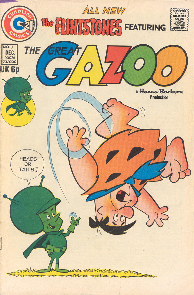 THE CHARLTON COMICS READING LIBRARY: GREAT GAZOO #3 DECEMBER 1973