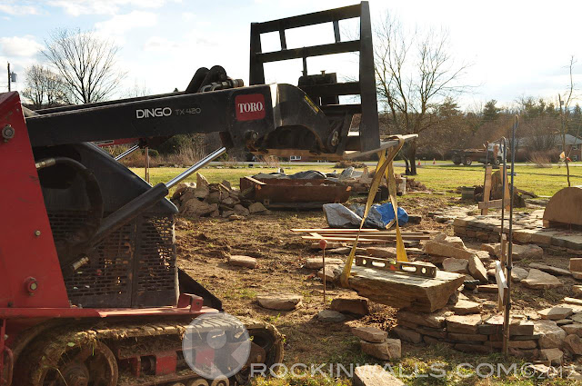 ROCKIN WALLS: Equipment - "Dingo" Walk Behind Mini Skid Steer