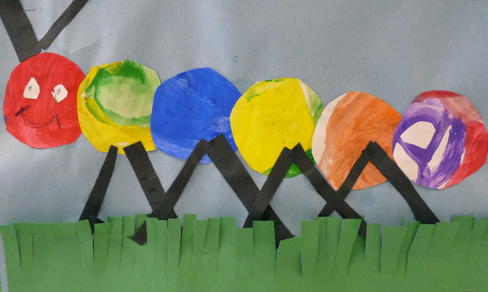 Art. Paper. Scissors. Glue!: Shapes Caterpillar