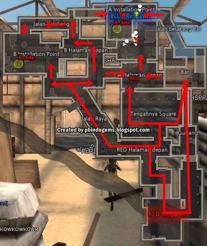 Trik Map Sandstorm Untuk Team Tero - PbindoGems
