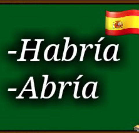 Blog de la Lengua : HABRÍA Y ABRÍA.