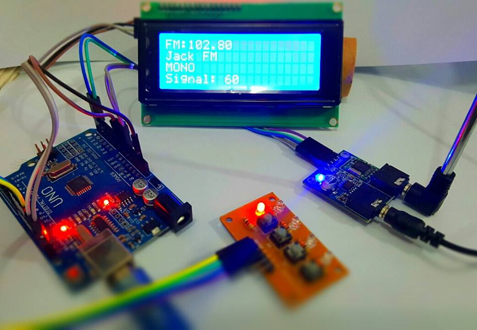 Cara Membuat Radio Fm Stereo Reciever Dengan Arduino Dan Module Tea5767