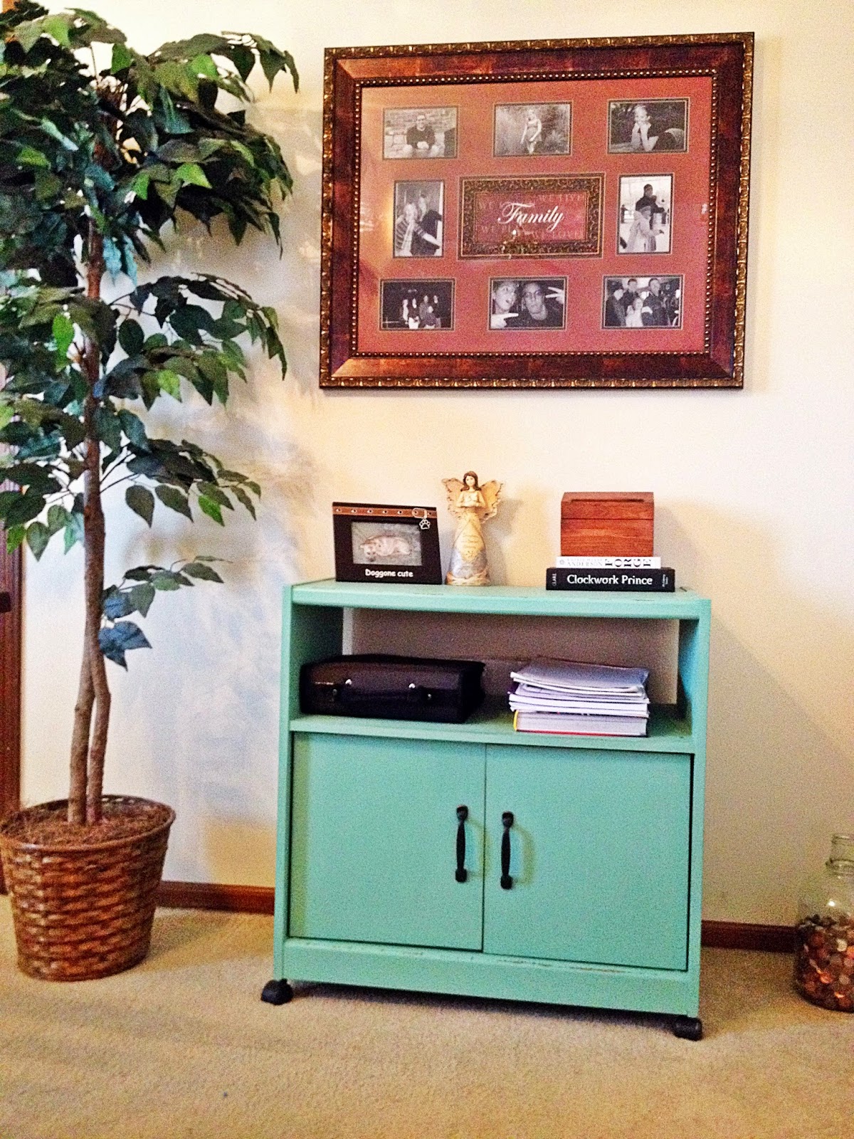 Homemade Shenanigans: Microwave Cart Makeover