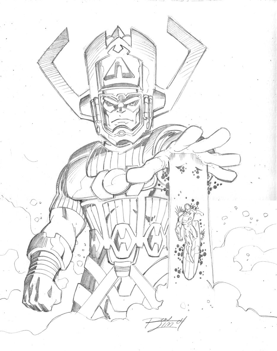 Galactus Coloring Pages