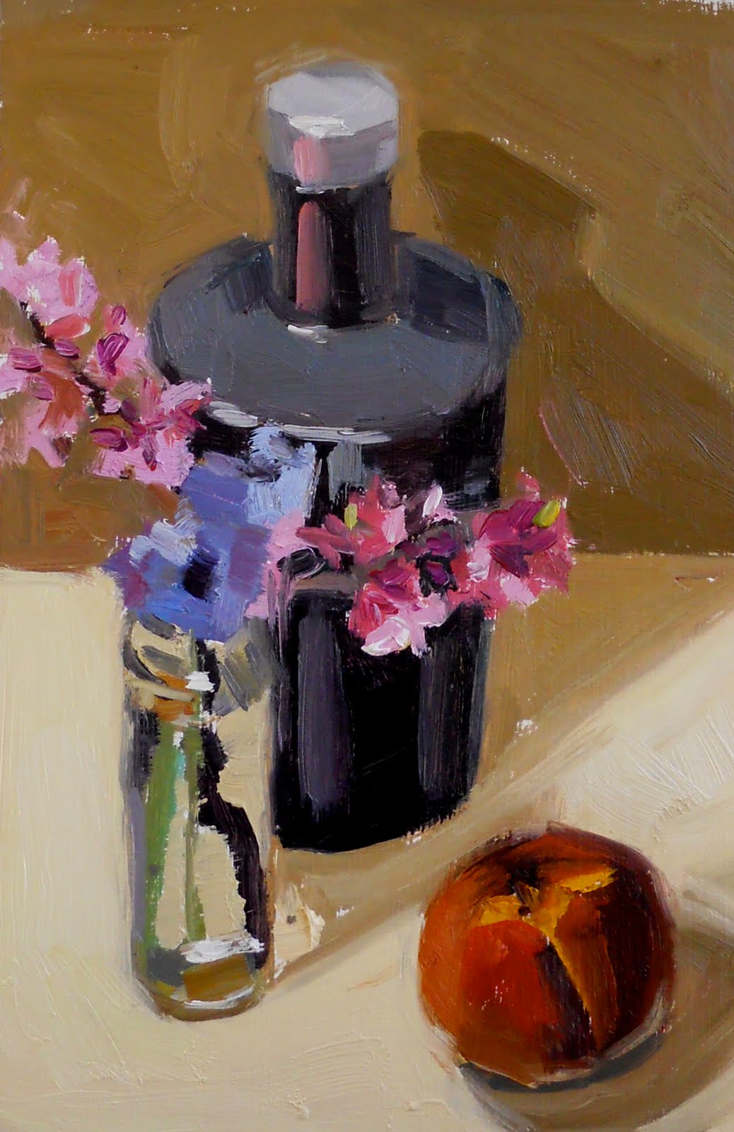 Jean Townsend's Daily Painting: Abe Lincoln Sort of Smiling