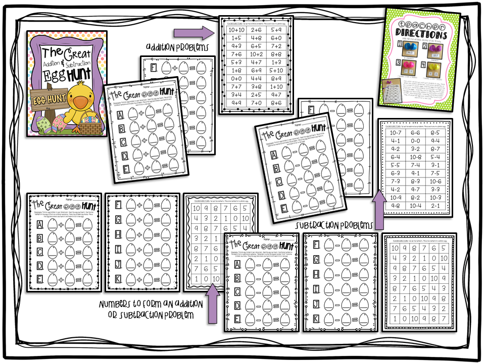 Teaching With Terhune: Egg Activities to do around Easter!