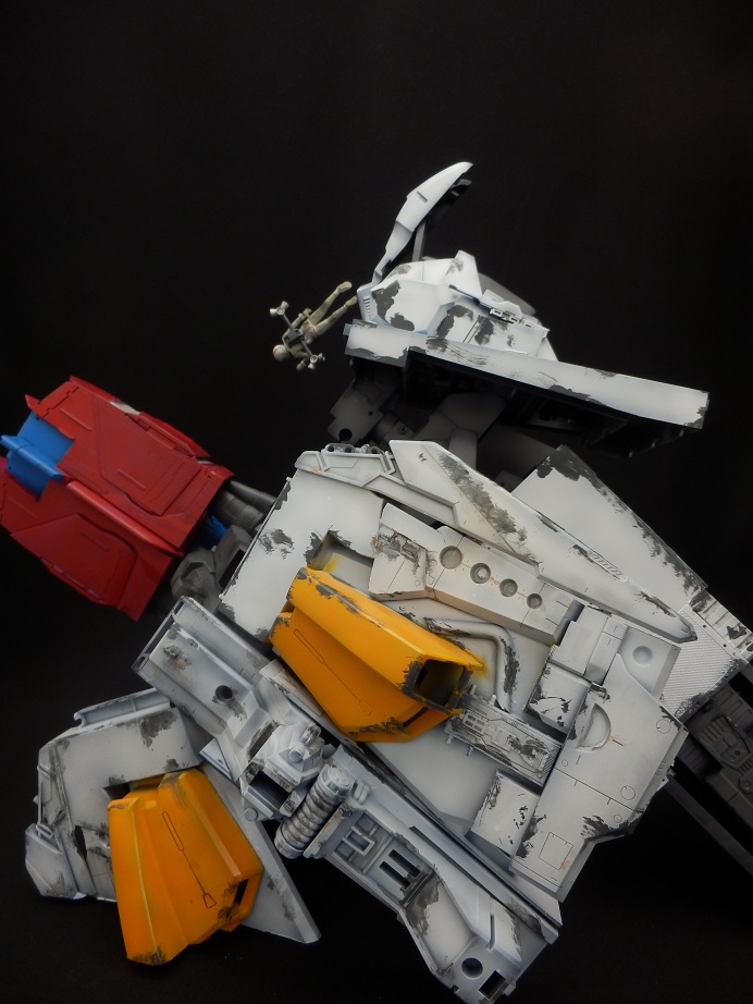 GUNDAM GUY: 1/35 Scale RX-78-2 Gundam Battle Damage - Diorama Semi ...