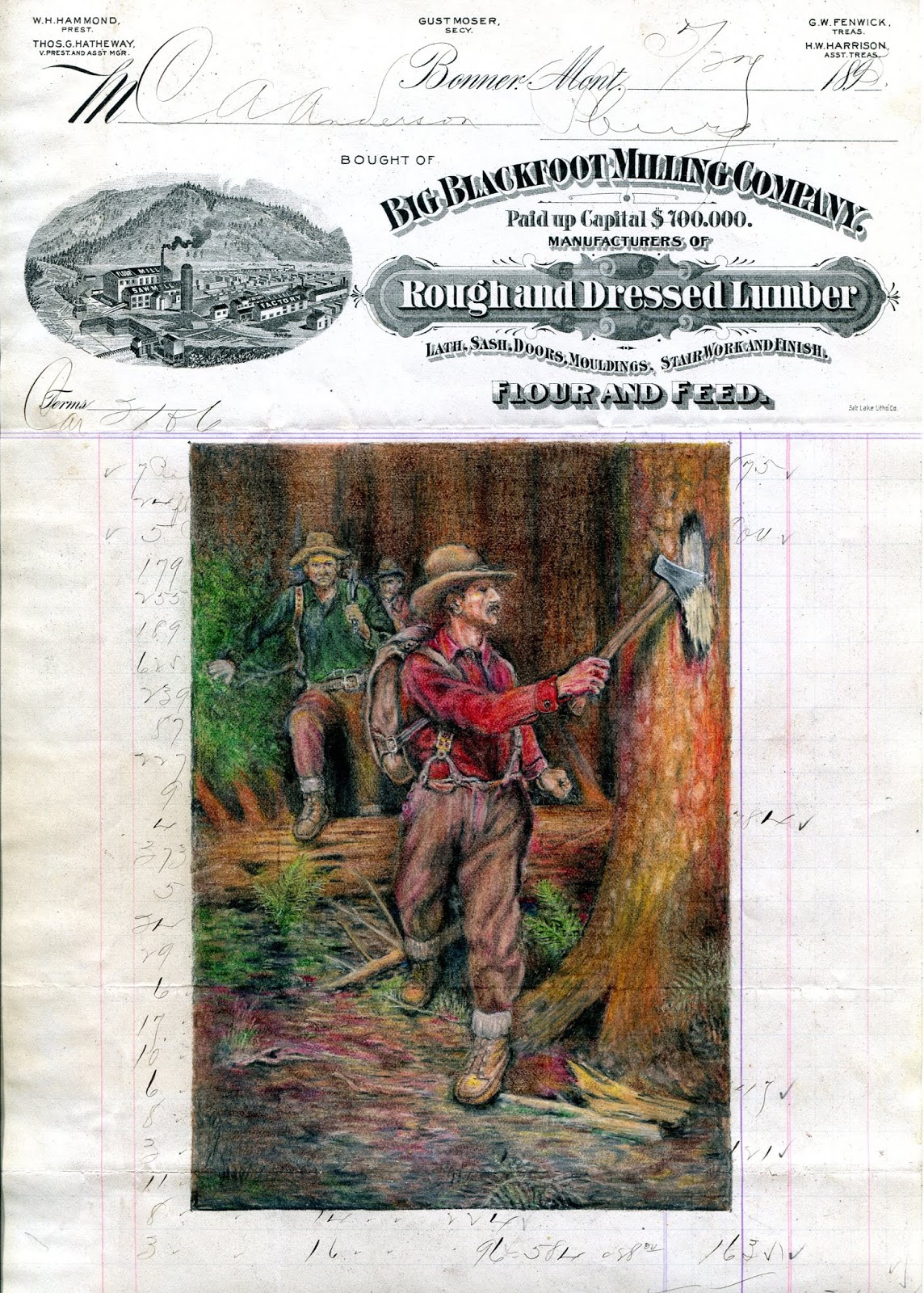 Old Paper Art: Timber Cruisers