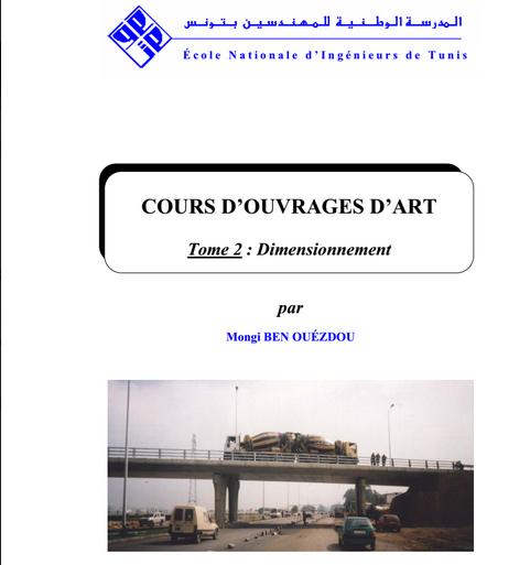 Cours dimensionnement d'ouvrage d'art