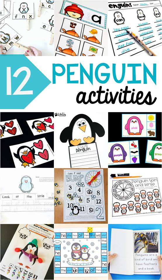 Penguin Addition Games | Sara J Creations