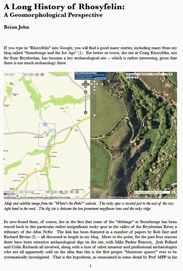 Stonehenge and the Ice Age: A Long History of Rhosyfelin -- updated