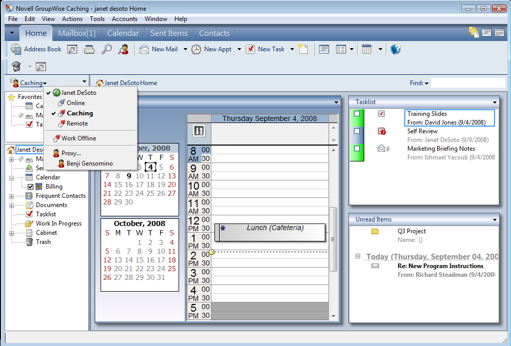 Software para Groupware: Aspectos Basicos y Funciones del Novell GroupWise