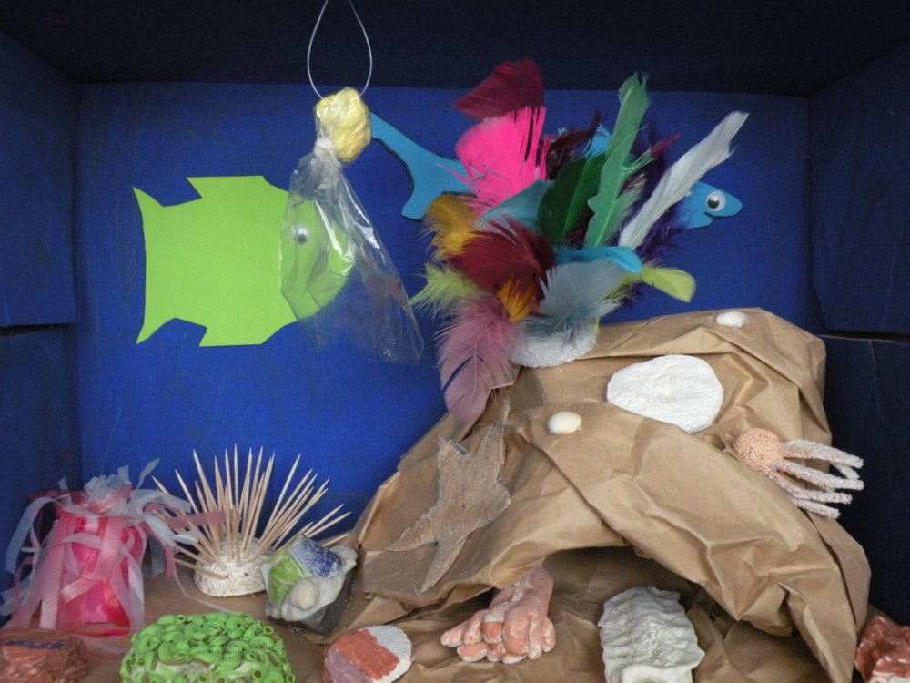 Homeschooling Just Next Door: Coral Reef Dioramas