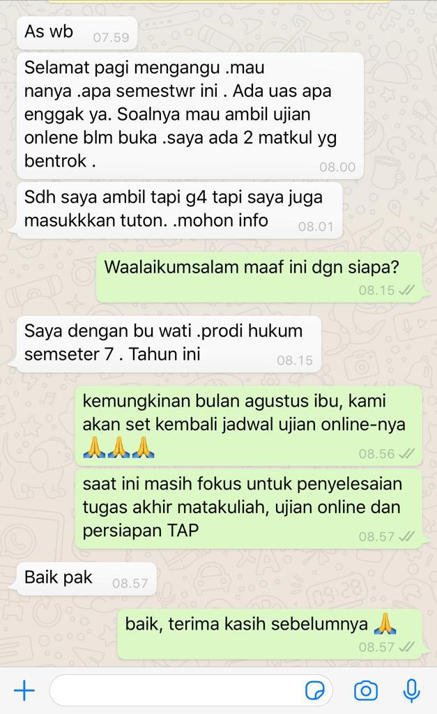 Info Terkini: CARA MENGHUBUNGI DOSEN VIA WA DENGAN BAIK DAN BENAR
