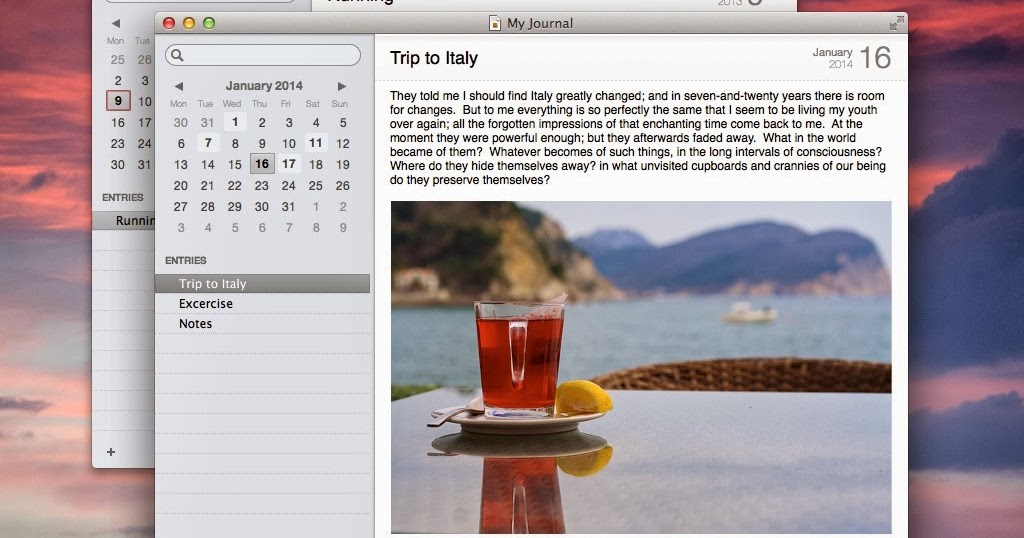 Mémories 4, easy-to-use diary software for Mac released