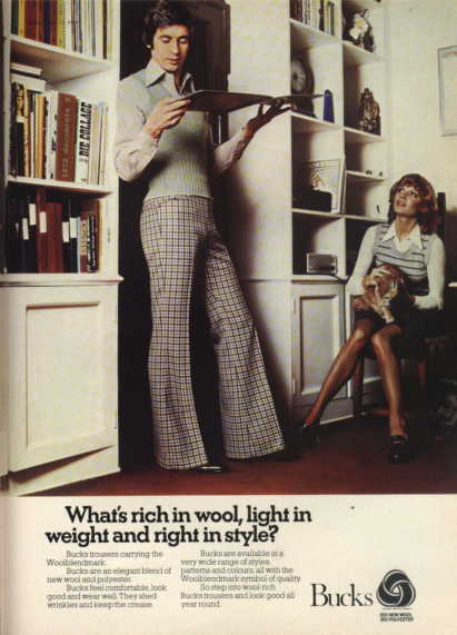 What We Wore Then: Menswear ads from "Punch", 1974