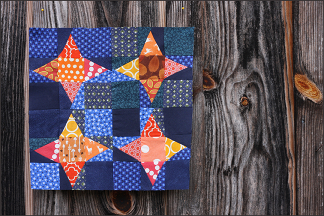 Old Red Barn Co.: Starry Autumn Sky Quilt Block Tutorial