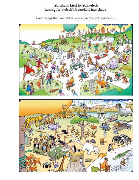 BIBLE CRAFTS FOR KIDS: Abraham Deceives Abimelech