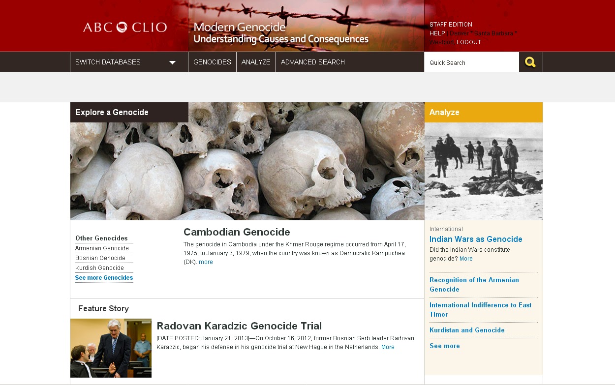 ABC-CLIO Blog: Modern Genocide: Understanding Causes and Consequences