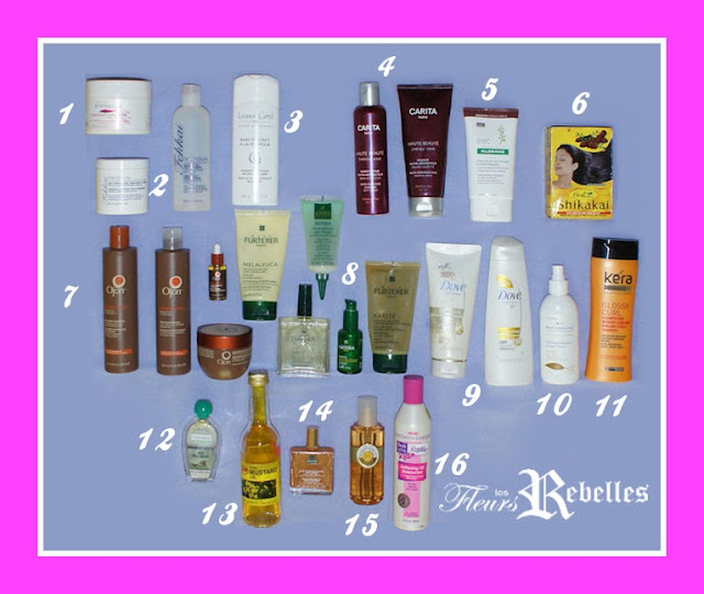 Ma brigade capillaire (les produits de ma routine pour cheveux bouclés ...